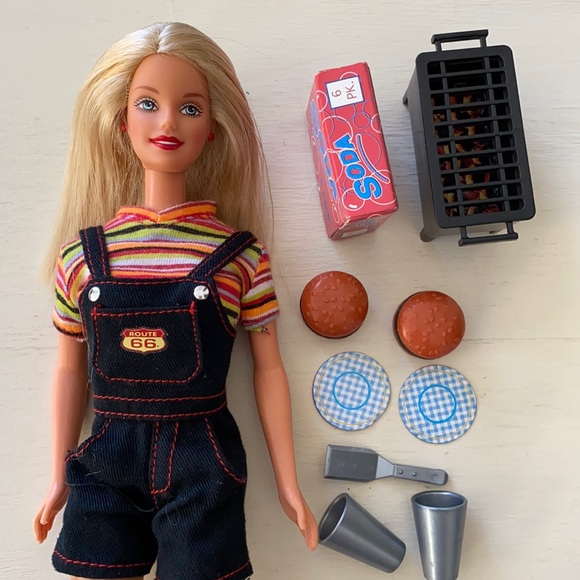 Barbie | Toys | Barbie Barbeque Bash Route 66 Doll And Accessories ...
